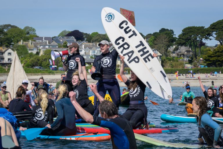 Paddle-Out Protest Gallery - Waves of Change - Surfers Against Sewage