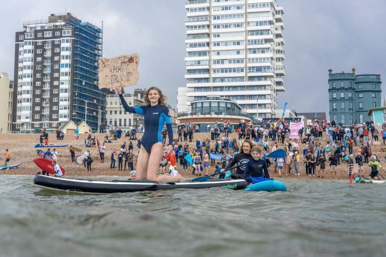 Paddle-Out Protest Gallery - Waves of Change - Surfers Against Sewage
